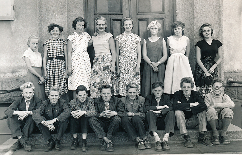 Föreningen Svedala-Barabygden | Röda-skolan-Svedala-Klass-7a-1953-54